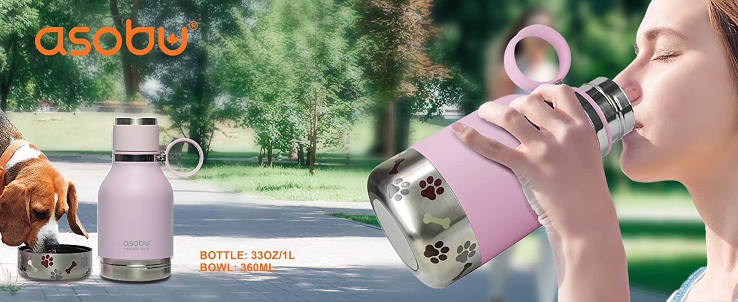 A Dog Water Bottle from Asobubottle.com is a Must for Traveling